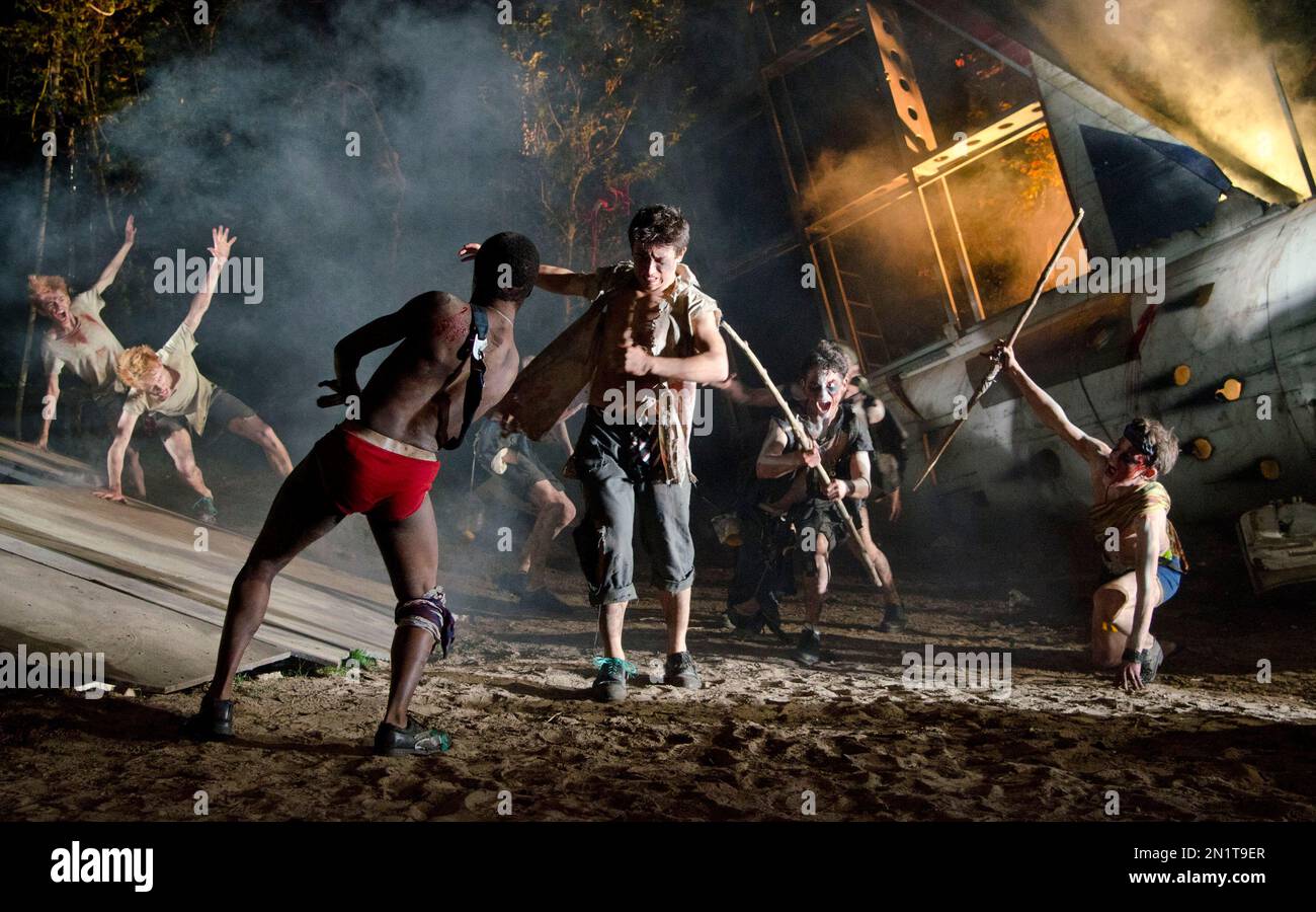 centre: Alistair Toovey (Ralph) in LORD OF THE FLIES by William Golding ...