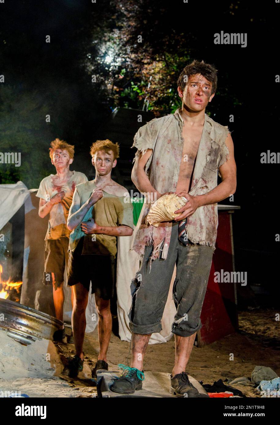 l-r: Stuart Matthews (Eric), James McConville (Sam), Alistair Toovey ...