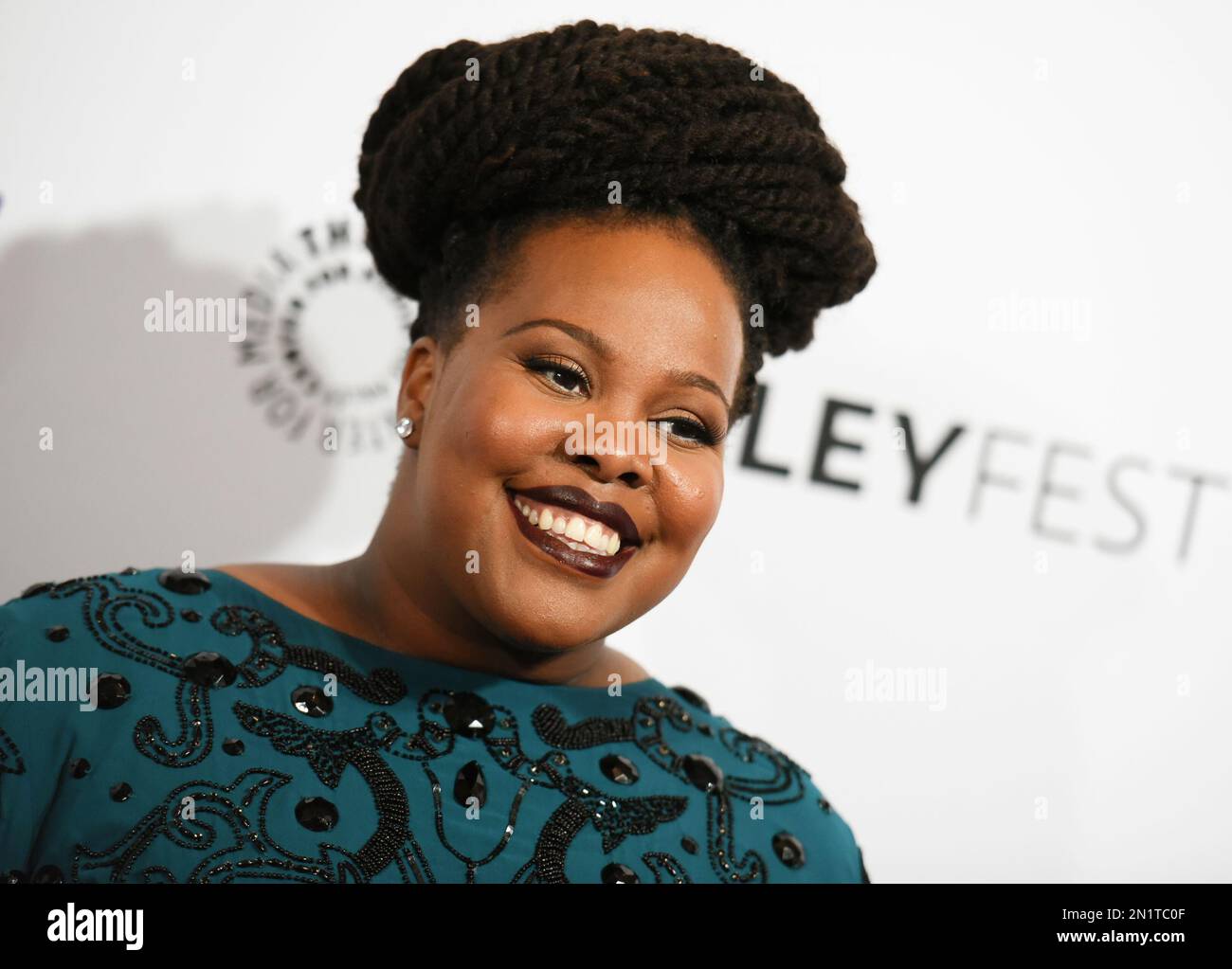FILE - In this March 13, 2015 file photo, Amber Riley arrives at the ...