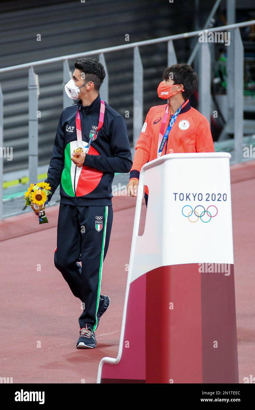 AUG 06, 2021 - Tokyo, Japan: Massimo STANO of Italy and Koki IKEDA of ...