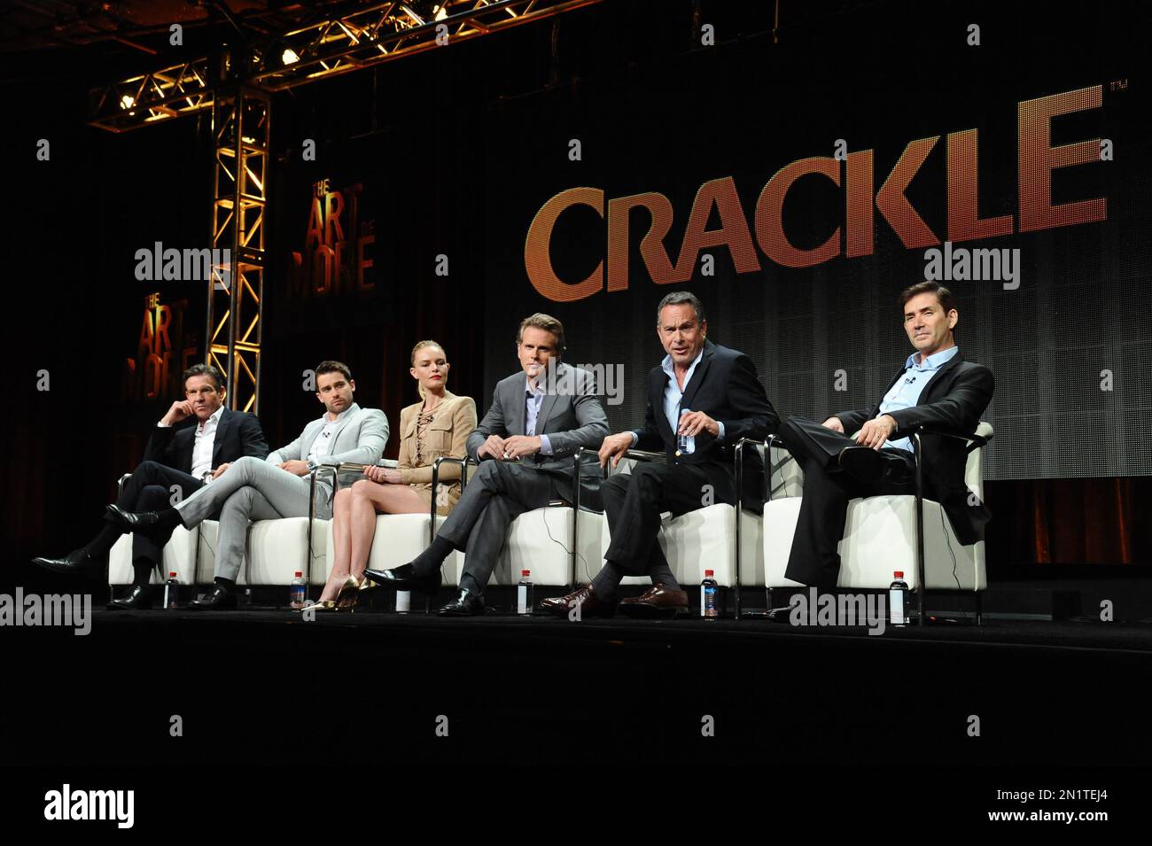 Actors Dennis Quaid, from left, Christian Cooke, Kate Bosworth, Cary ...