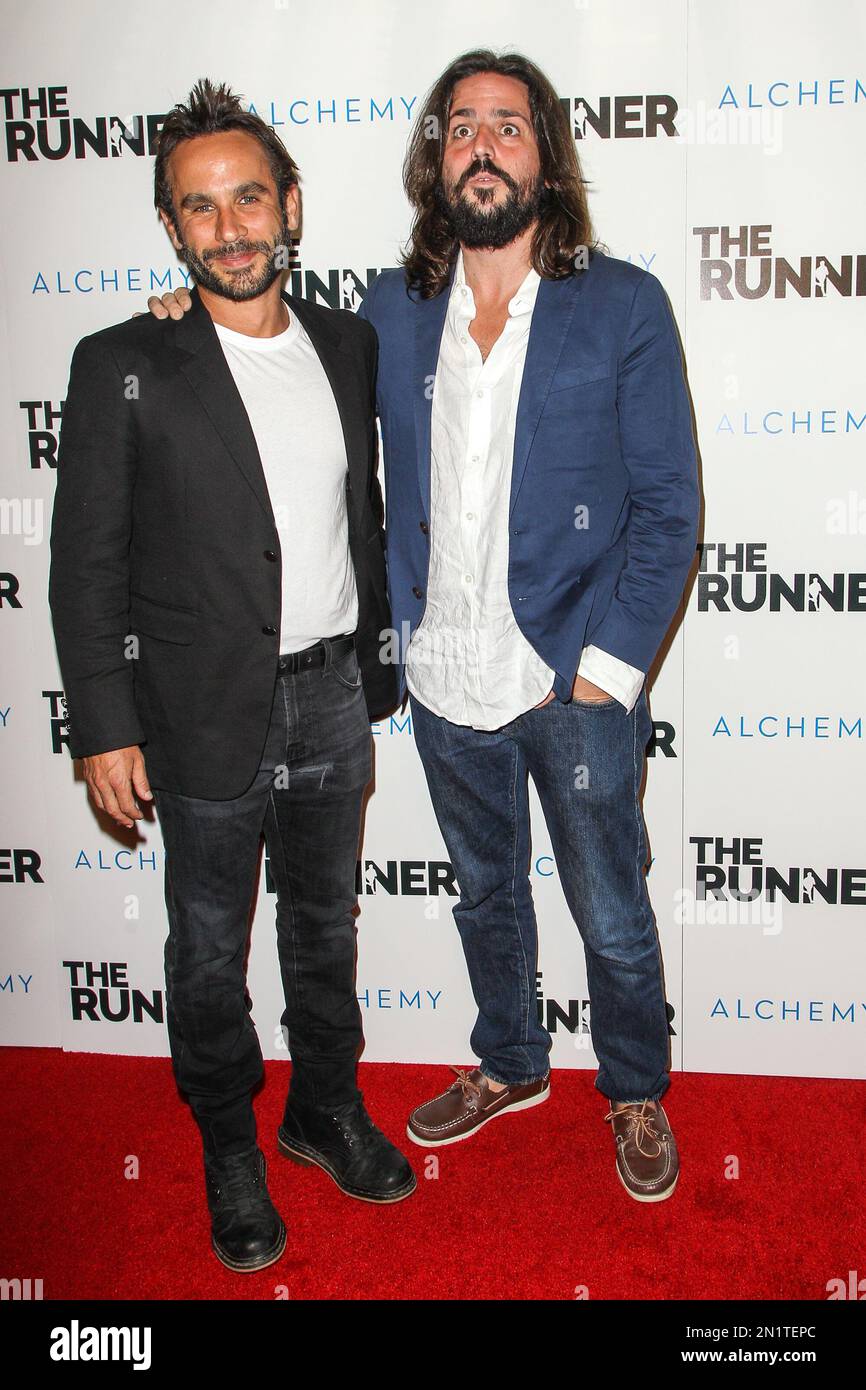 Austin Stark, left, and Bingo Gubelmann attend a special screening of ...