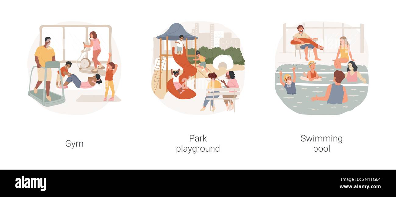 Local amenities illustration hi-res stock photography and images - Alamy