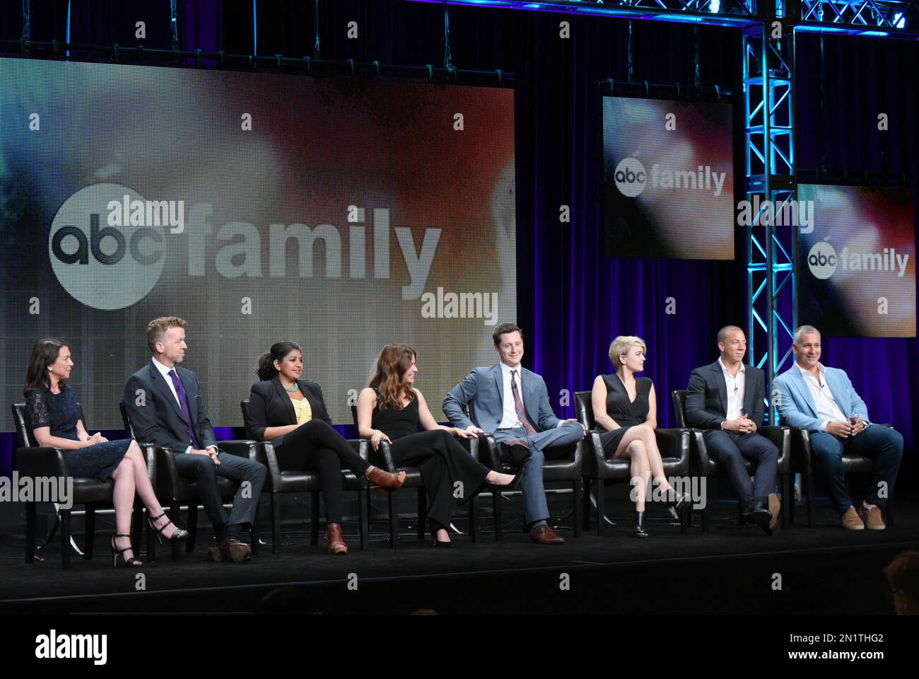 Executive producers Barbara Adler, from left, and McG, Punam Patel ...