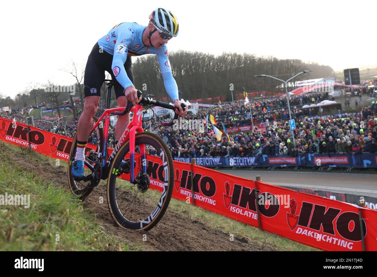 Hoogerheide, Netherlands. , . Men Elite competition, #7, KUYPERS Gerben ...