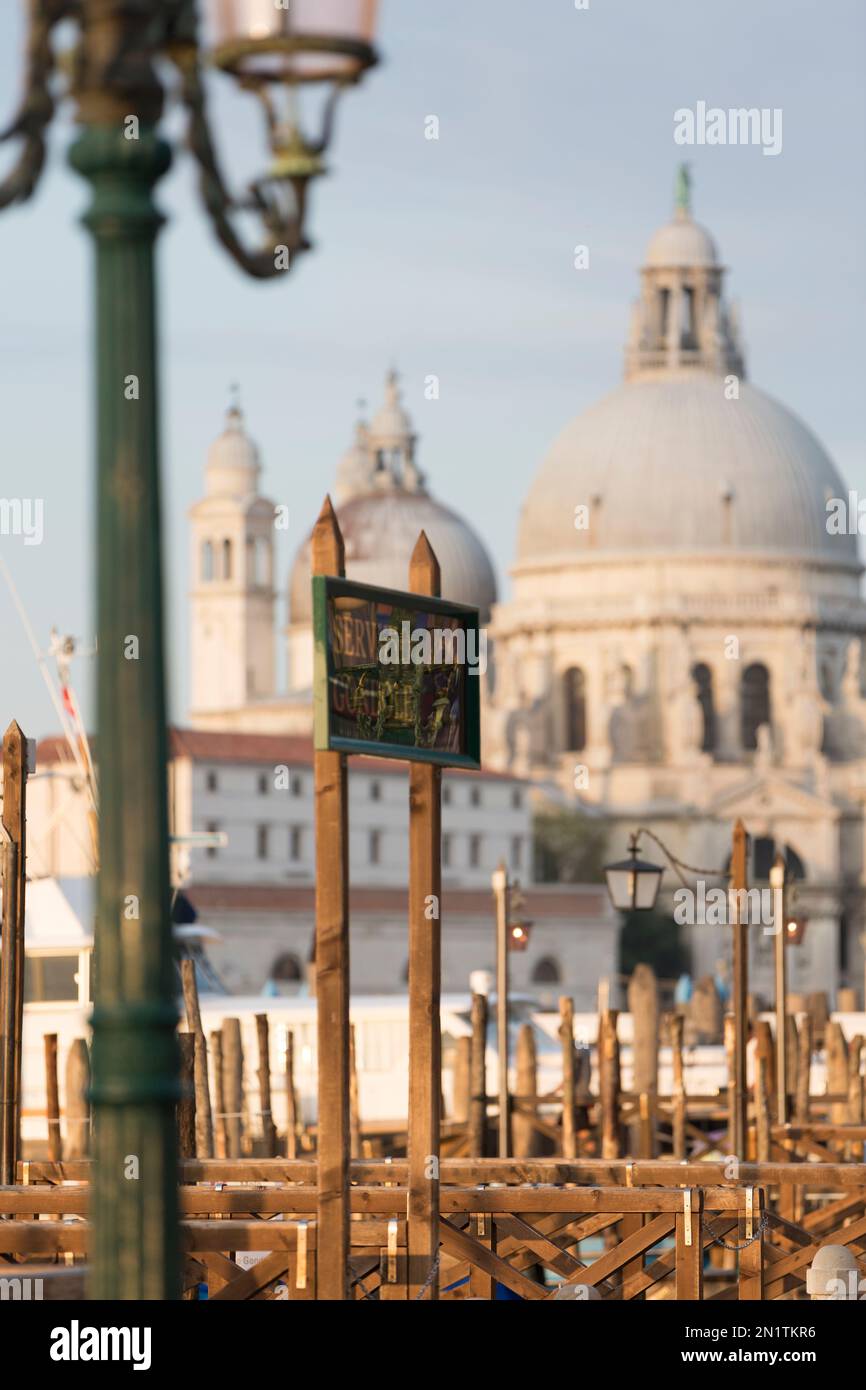 Italy, Venice, the dome of Santa Maria Della Salute Stock Photo - Alamy