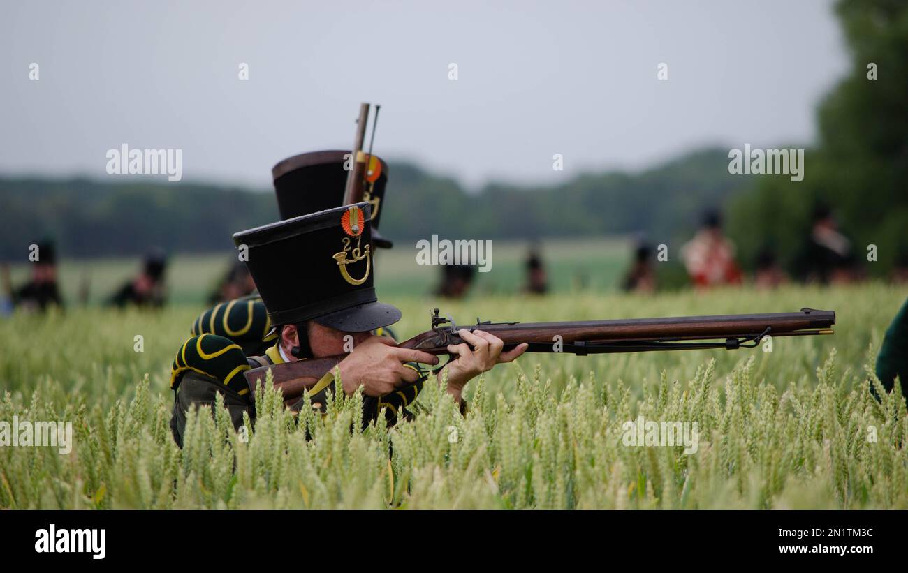 Battle of Waterloo - 18 June 1815 (2022 Stock Photo - Alamy