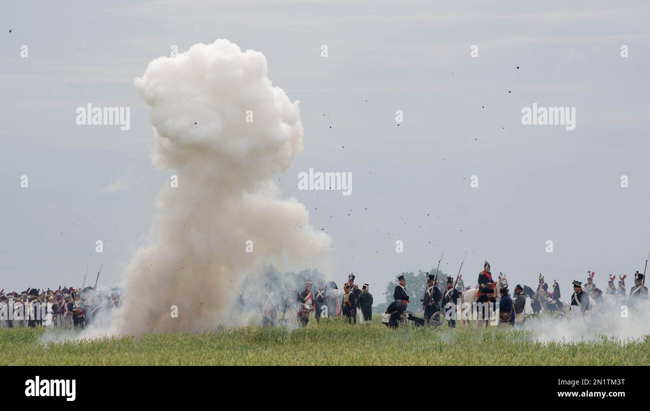 Battle of Waterloo - 18 June 1815 (2022 Stock Photo - Alamy
