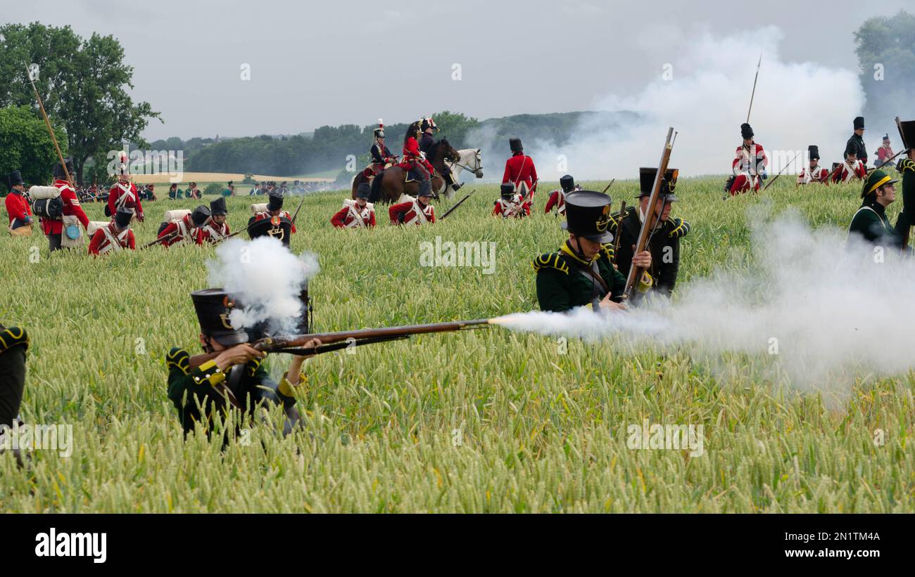 Battle of Waterloo - 18 June 1815 (2022 Stock Photo - Alamy