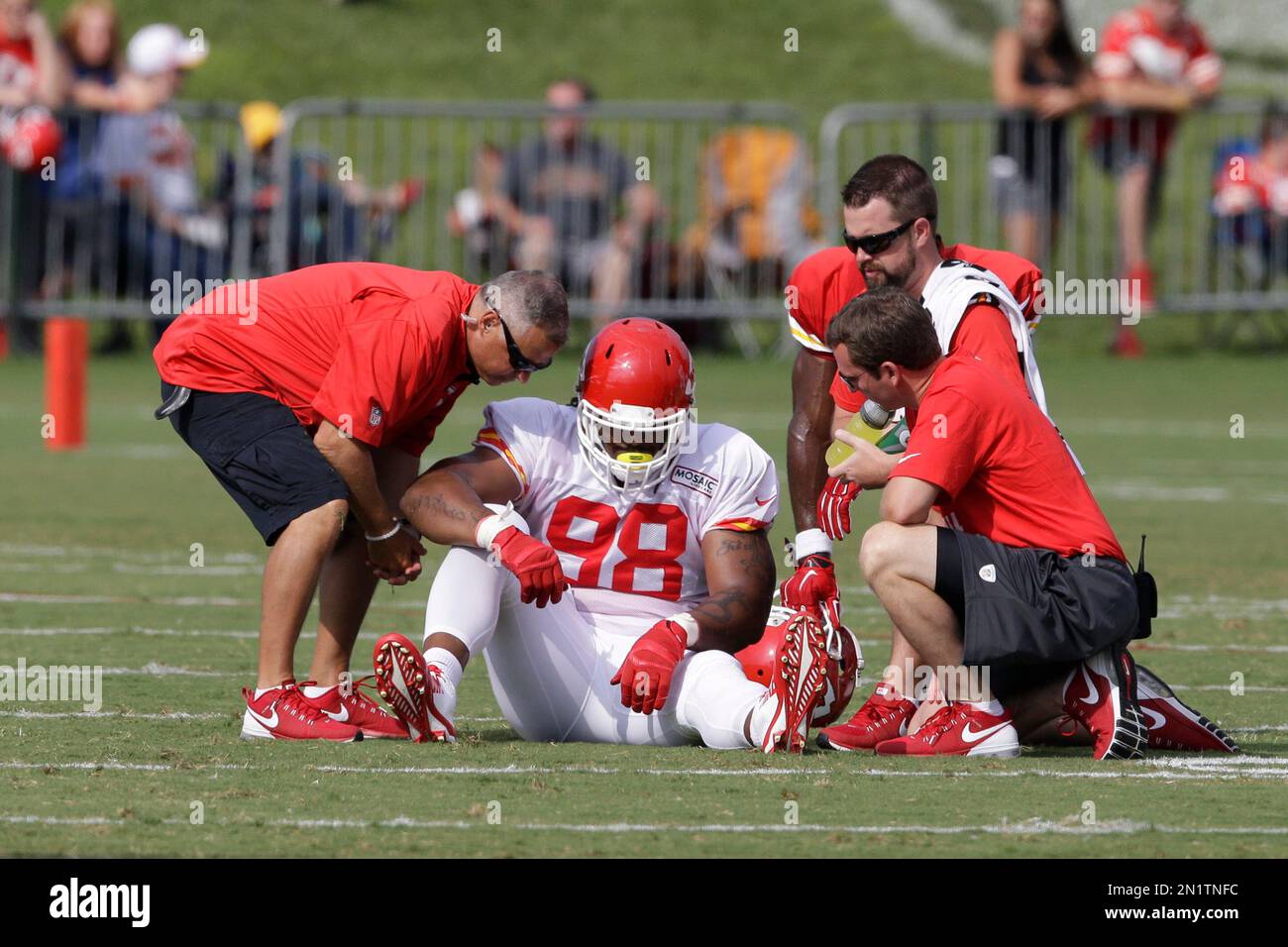 Kansas City Chiefs defensive tackle Nick Williams (98) during NFL ...