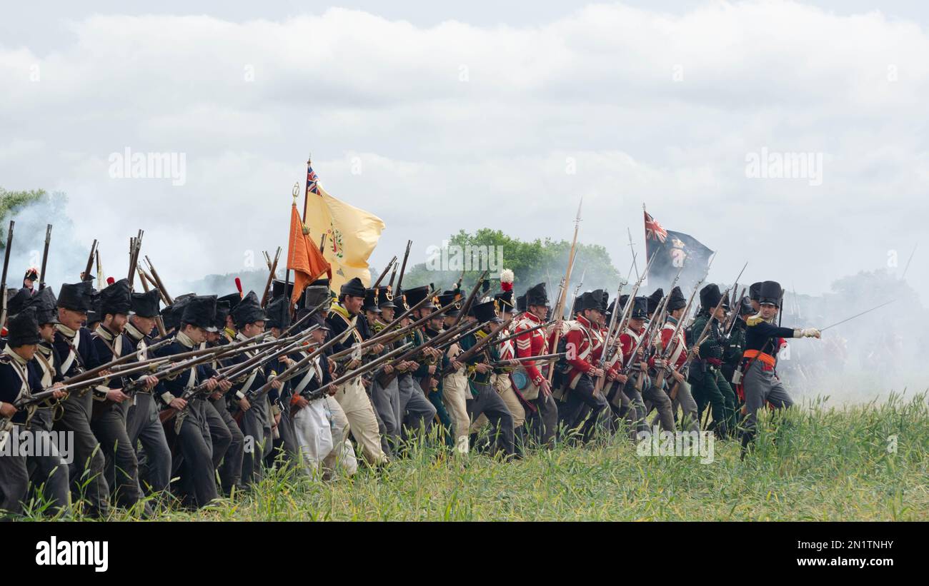 Battle of Waterloo - 18 June 1815 (2022 Stock Photo - Alamy