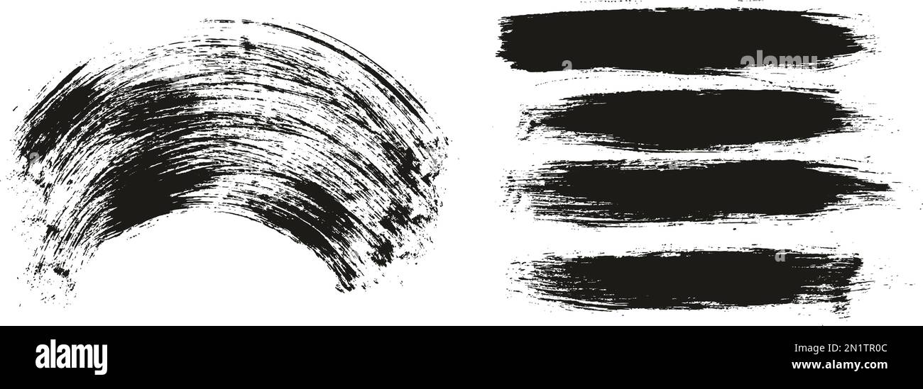 Round Brush Regular Long & Curved Background Mix Artist Brush High ...