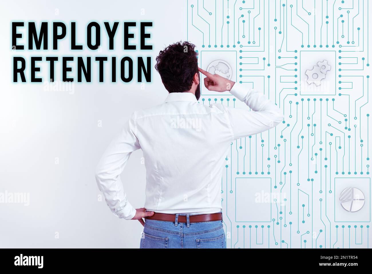 Conceptual display Employee Retention, Word for internal recruitment ...