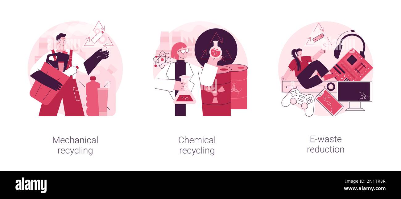 Industrial waste management abstract concept vector illustration set ... Industrial waste management abstract concept vector illustration set ...
