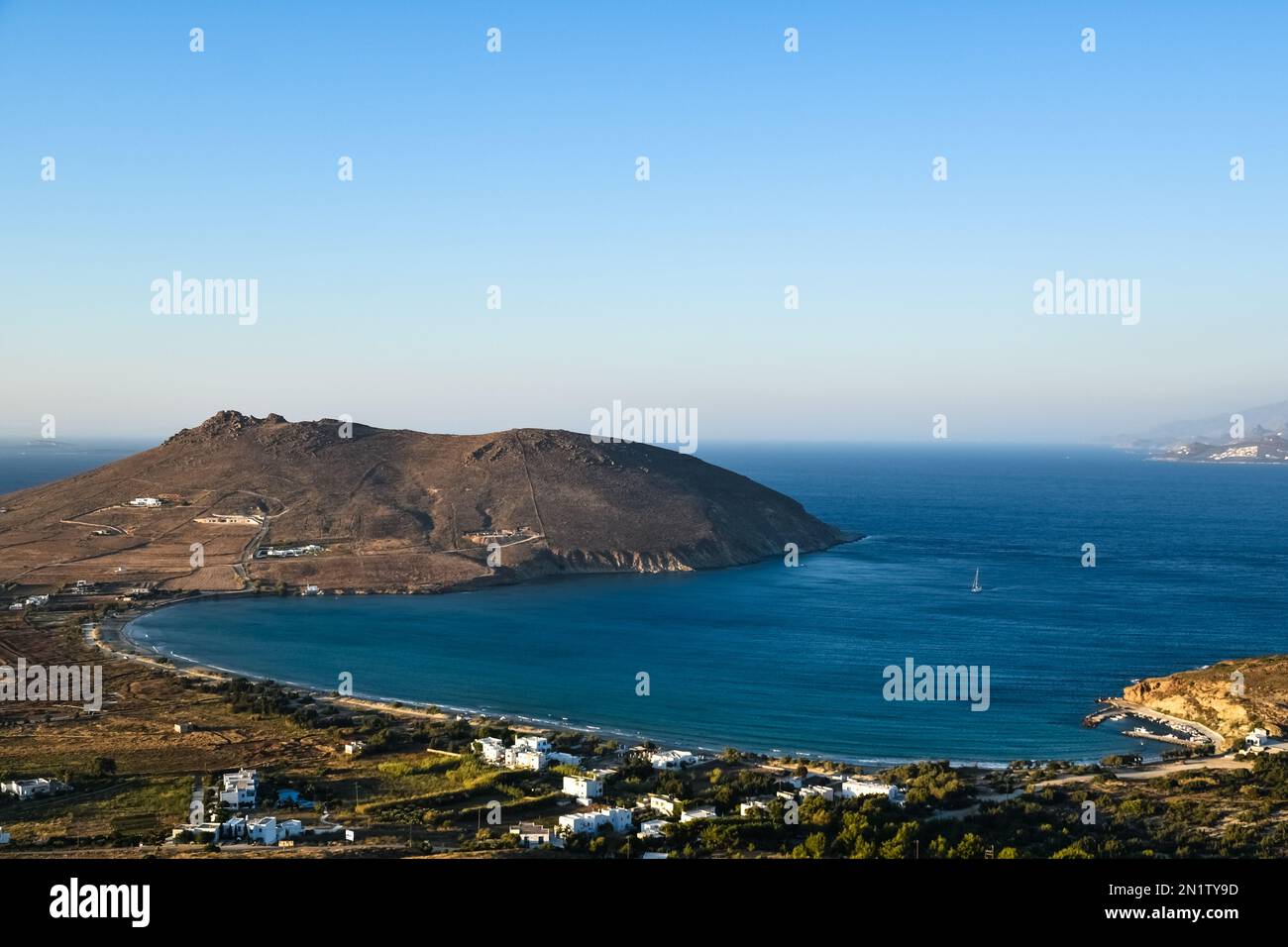 An aerial view of a beautiful coastline Stock Photo - Alamy