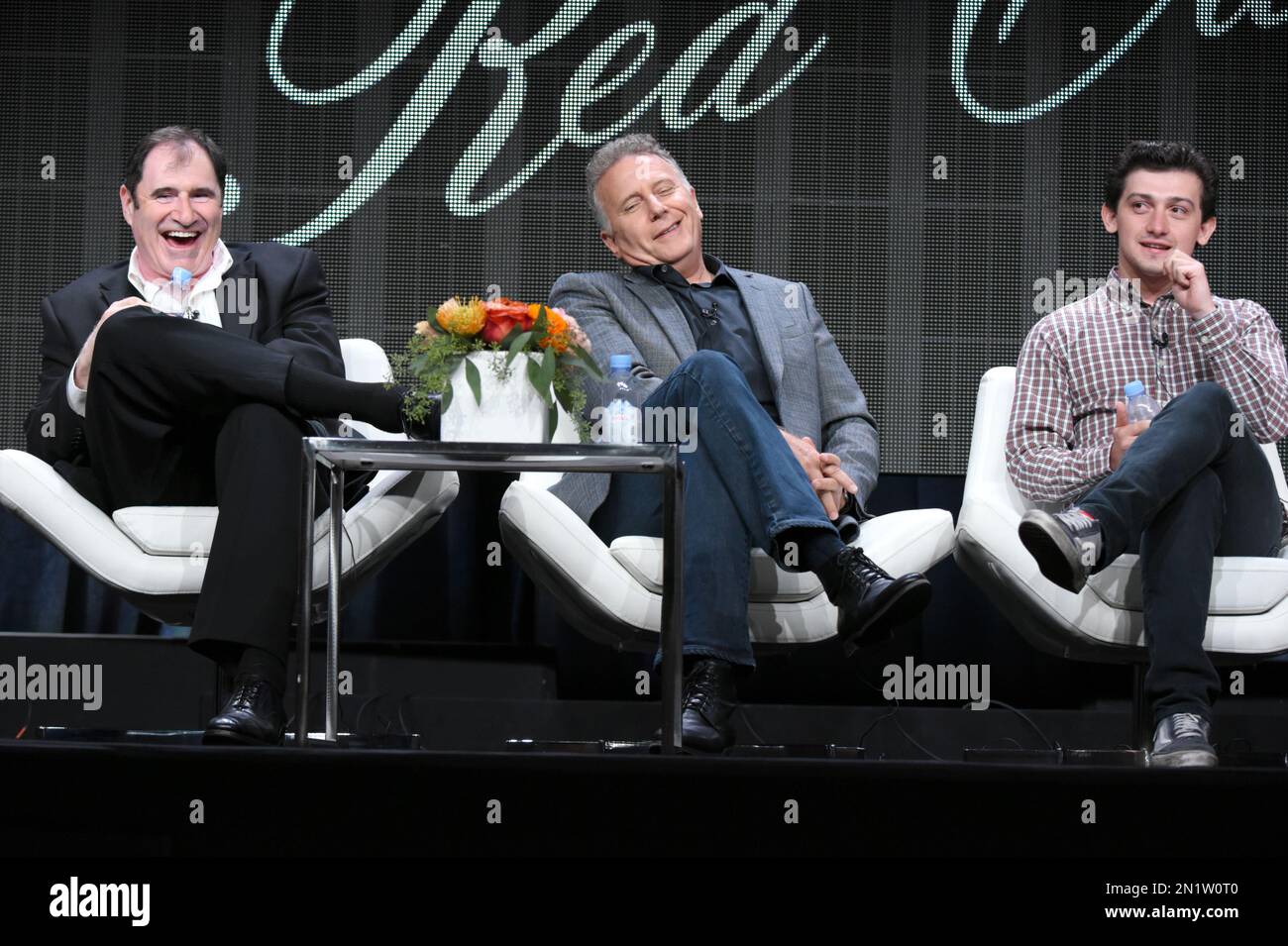 Richard Kind, from left, Paul Reiser and Craig Roberts participate in ...