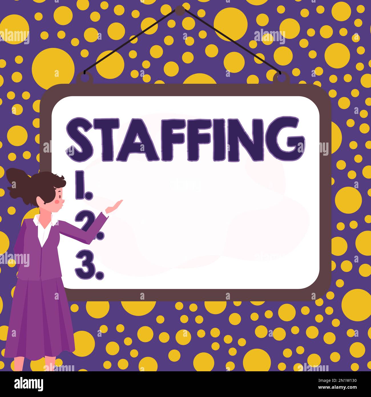 Hand writing sign Staffing. Word for The percentage of workers that ...