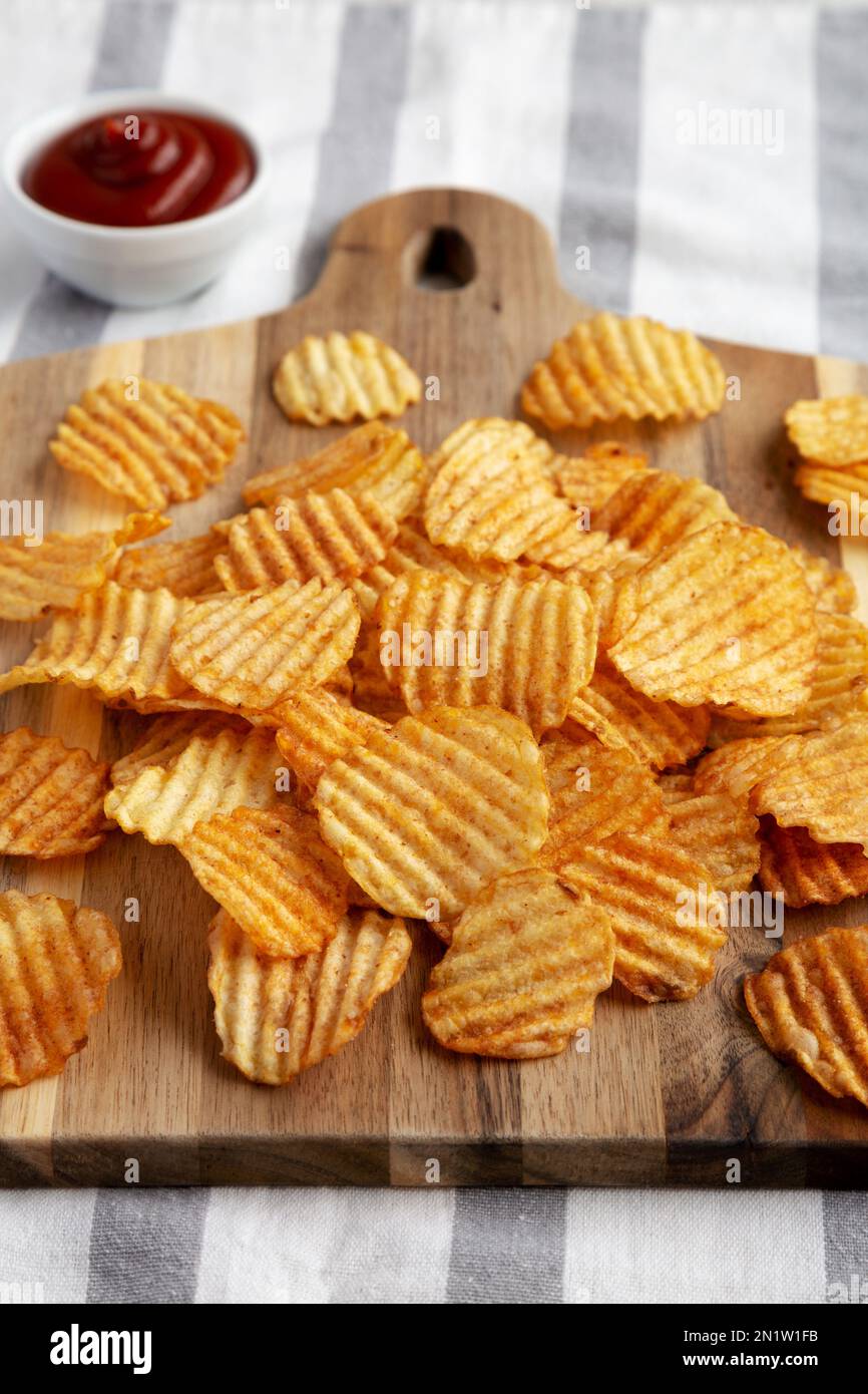 Barbeque potato chips on hi-res stock photography and images - Alamy