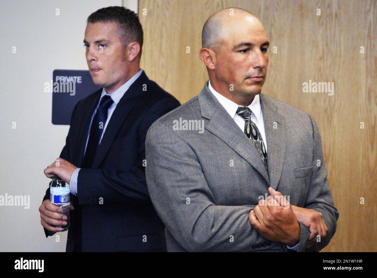 Albuquerque officer Dominique Perez, left, and former Albuquerque ...