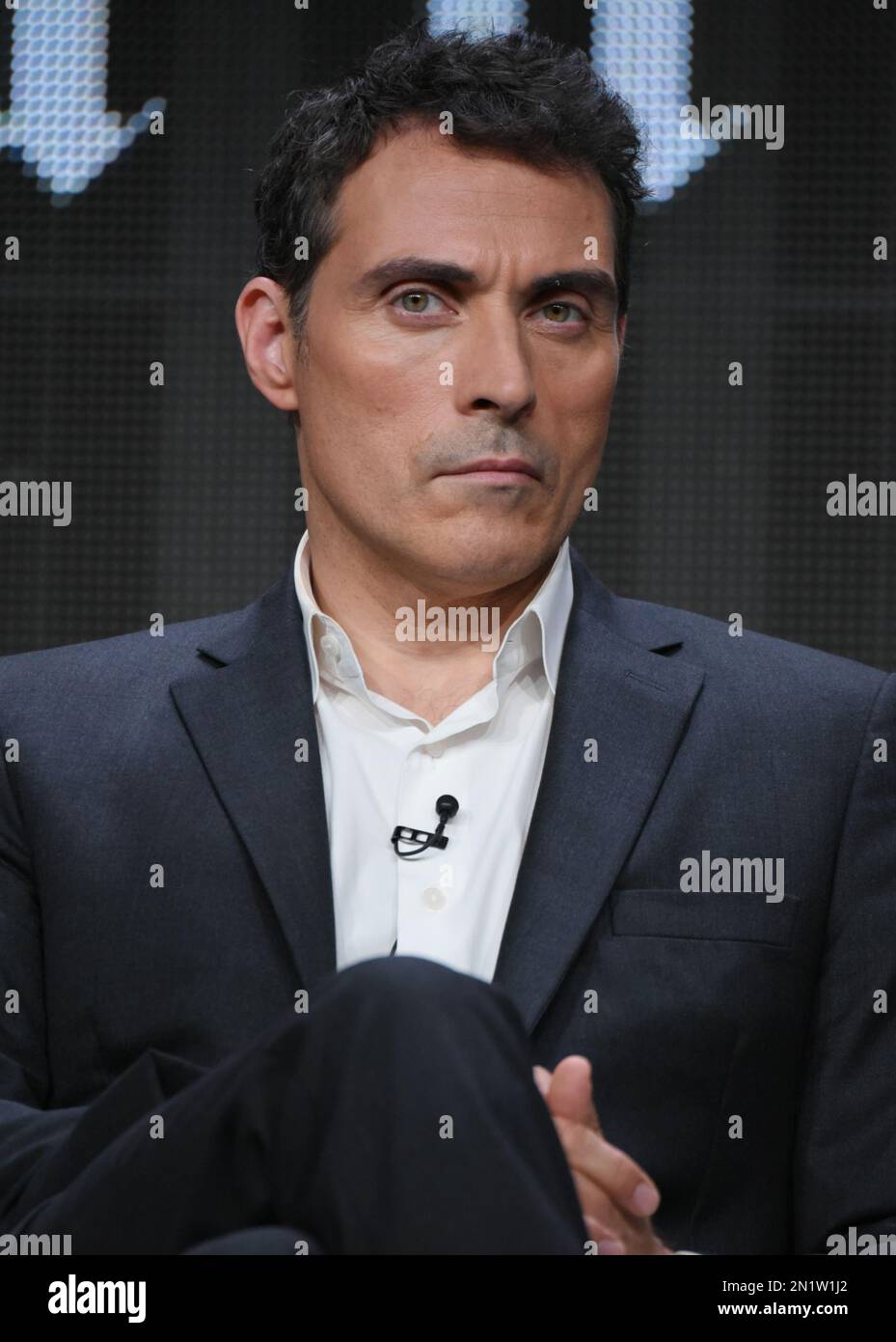 Rufus Sewell participates in "The Man in the High Castle" panel at the ...