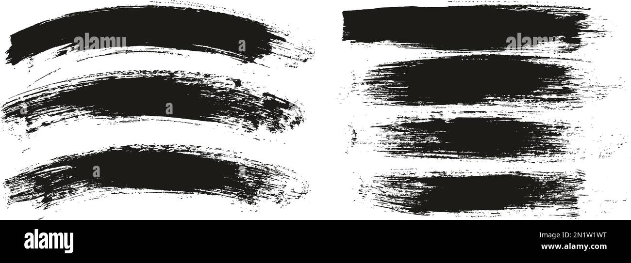 Round Brush Regular Long & Curved Background Mix Artist Brush High ...