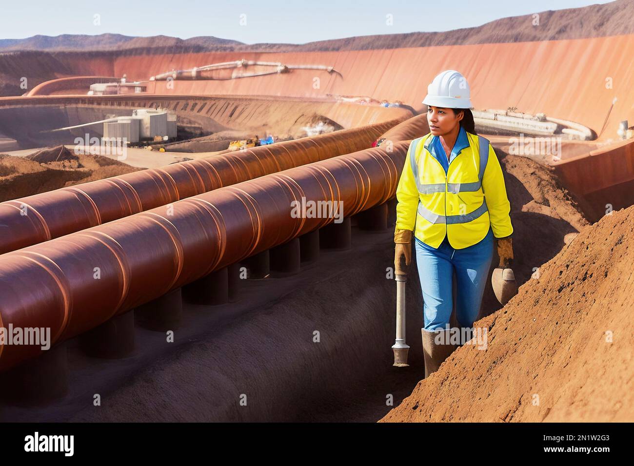Open pit engineer hi-res stock photography and images - Alamy