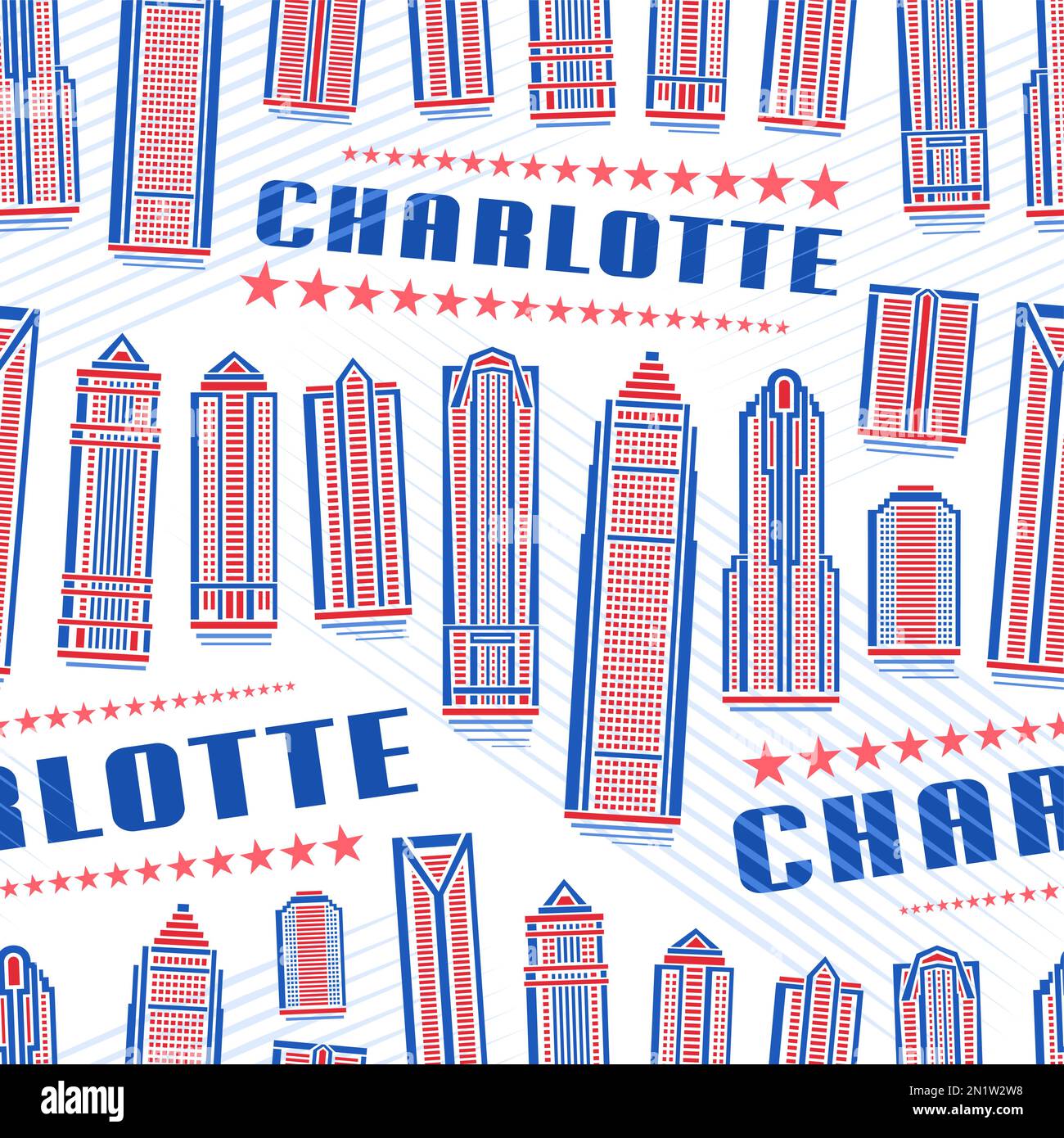 Vector Charlotte Seamless Pattern, repeating background with ...