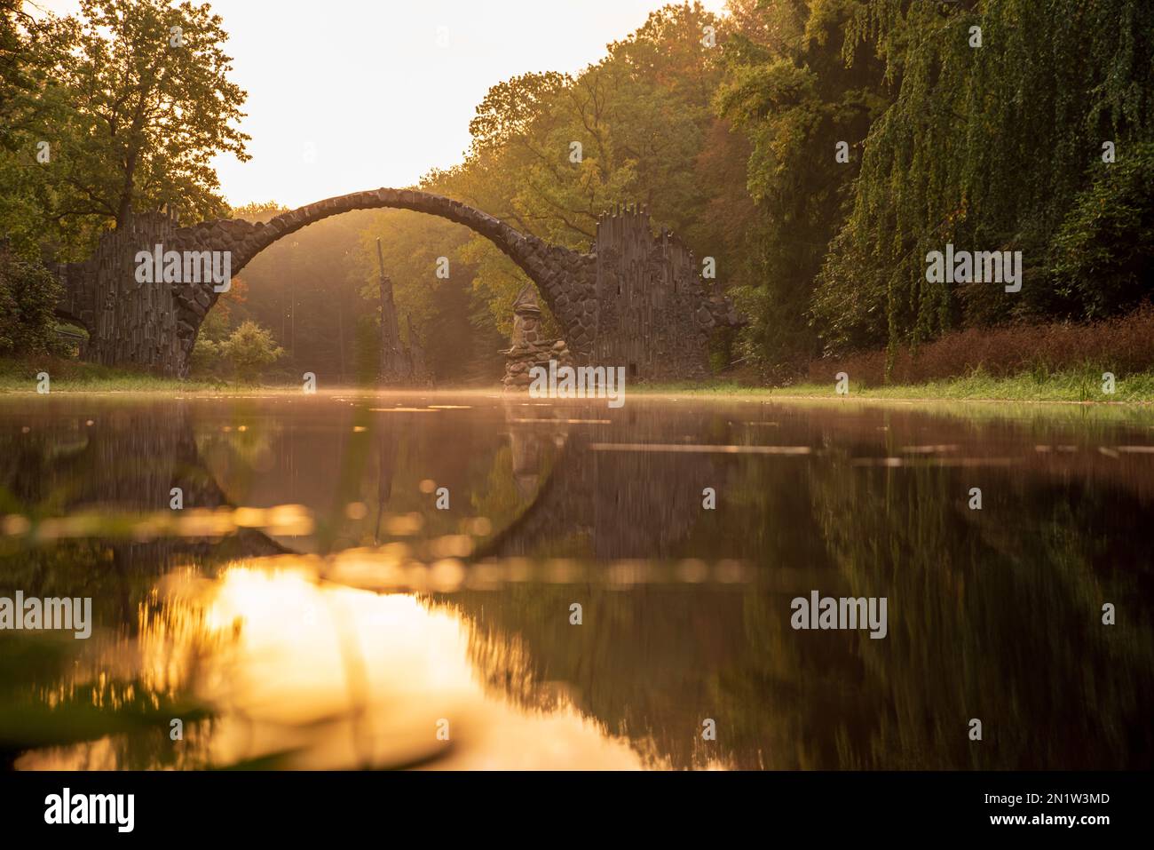 View of Devils bridge in Germany in Saxony Stock Photo - Alamy