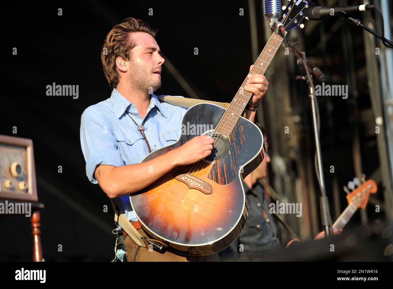 Ben Schneider of Lord Huron performs at Lollapalooza in Grant Park on ...
