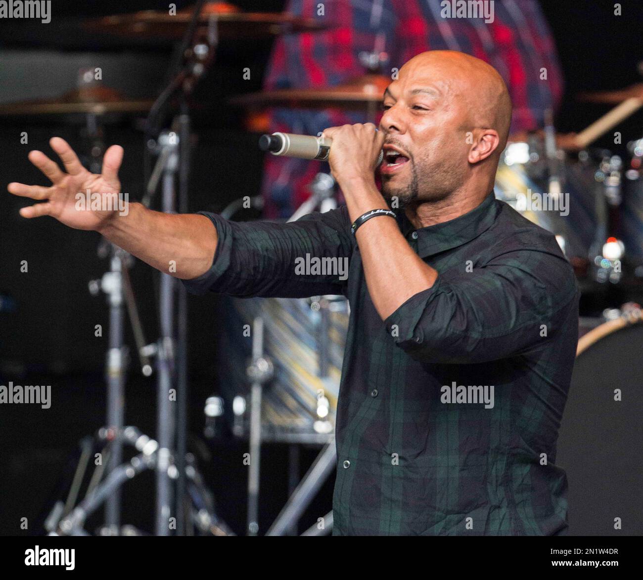 Common performs as the opener for Jill Scott at Chastain Park on Sunday ...