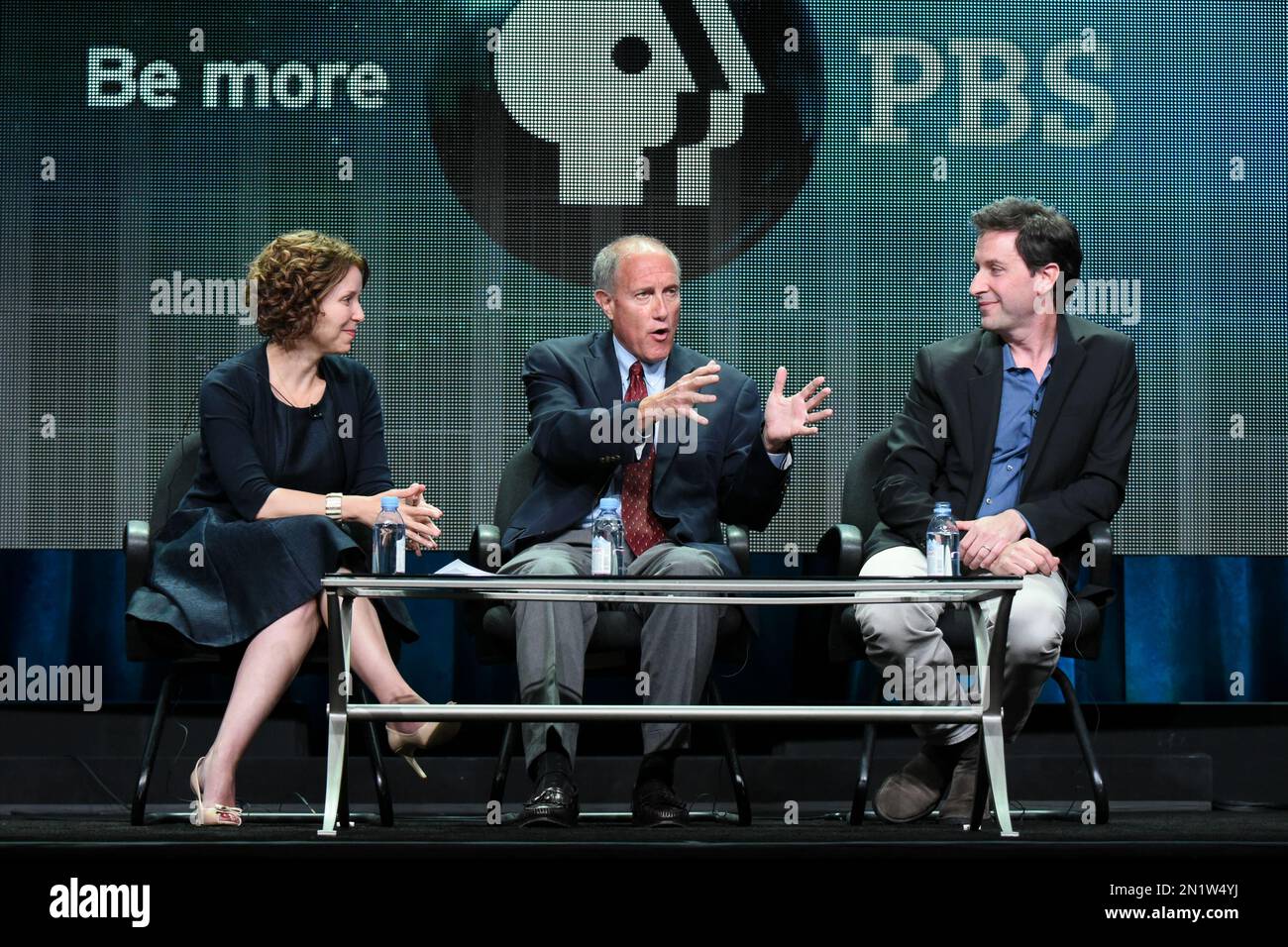 Executive producer Raney Aronson, from left, former FBI special agent ...