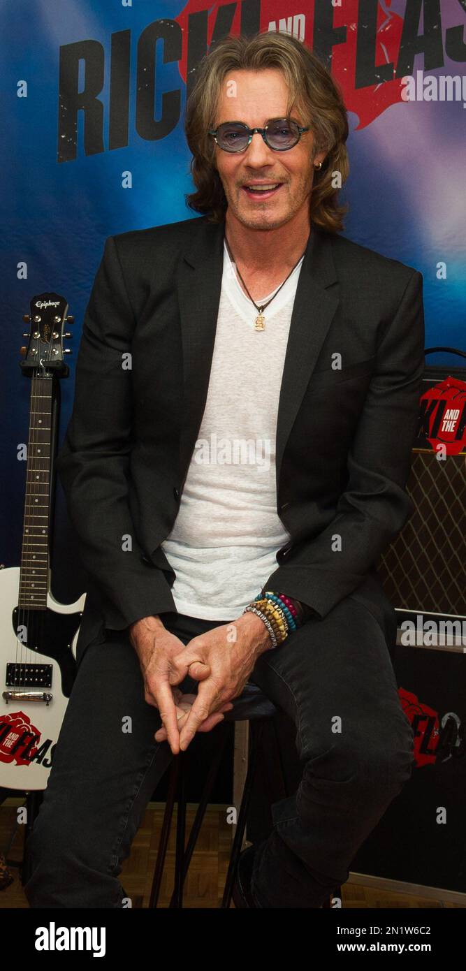 Rick Springfield poses during the "Ricki and the Flash" cast photo call ...