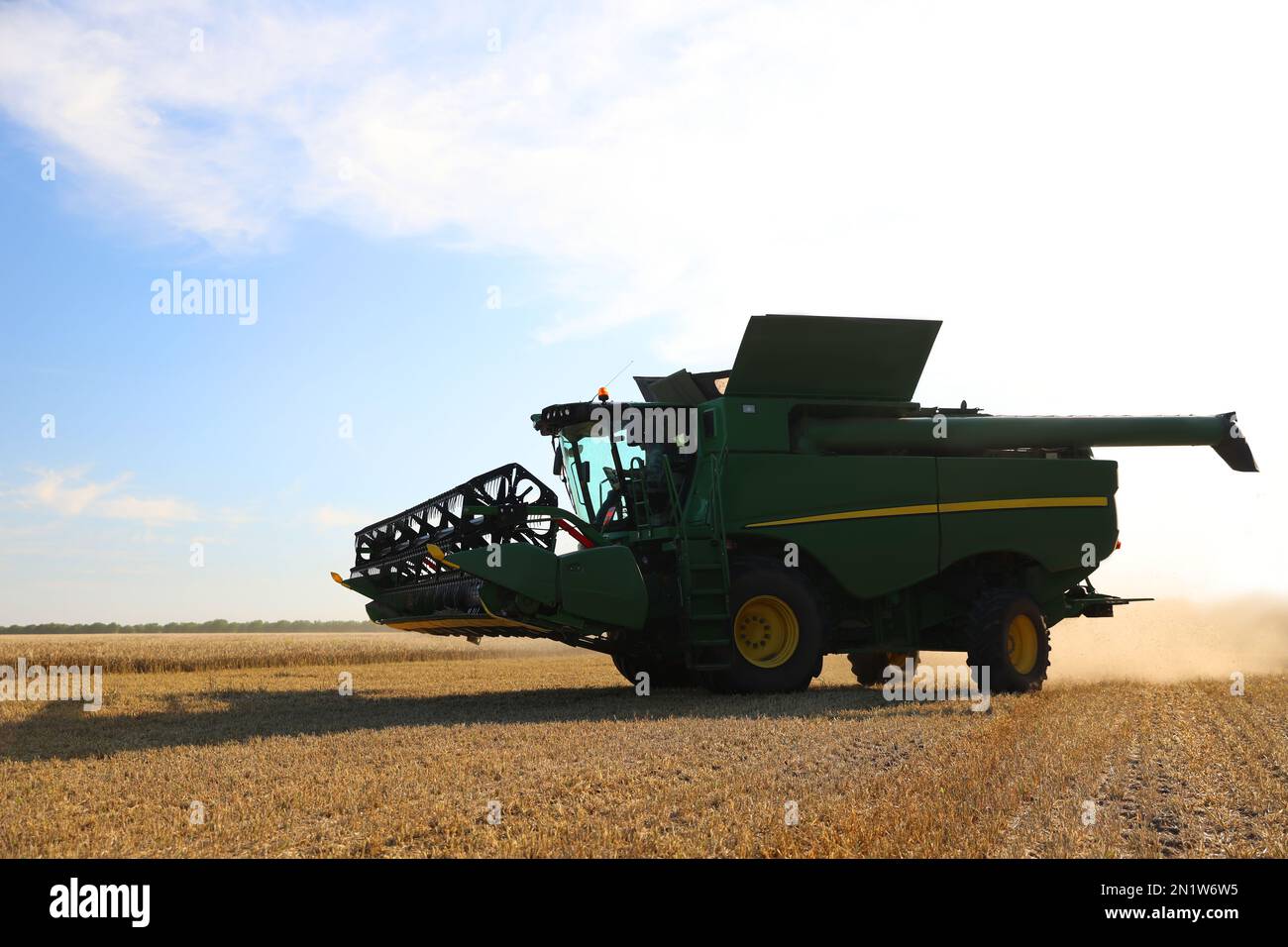 Modern combine harvester in hi-res stock photography and images - Alamy