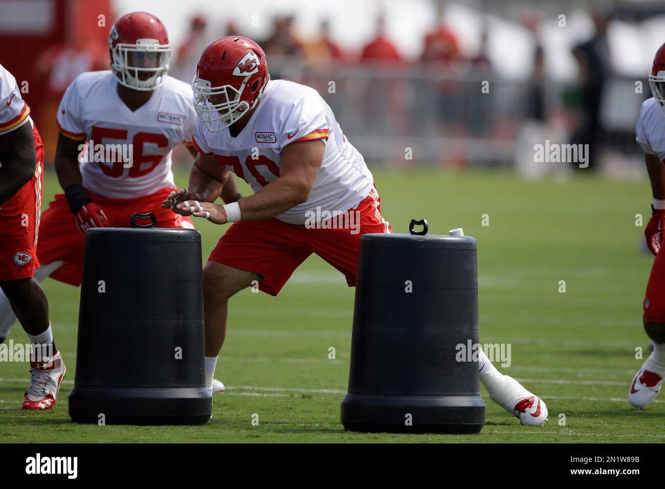 Kansas City Chiefs defensive end Mike DeVito (70) during NFL football ...