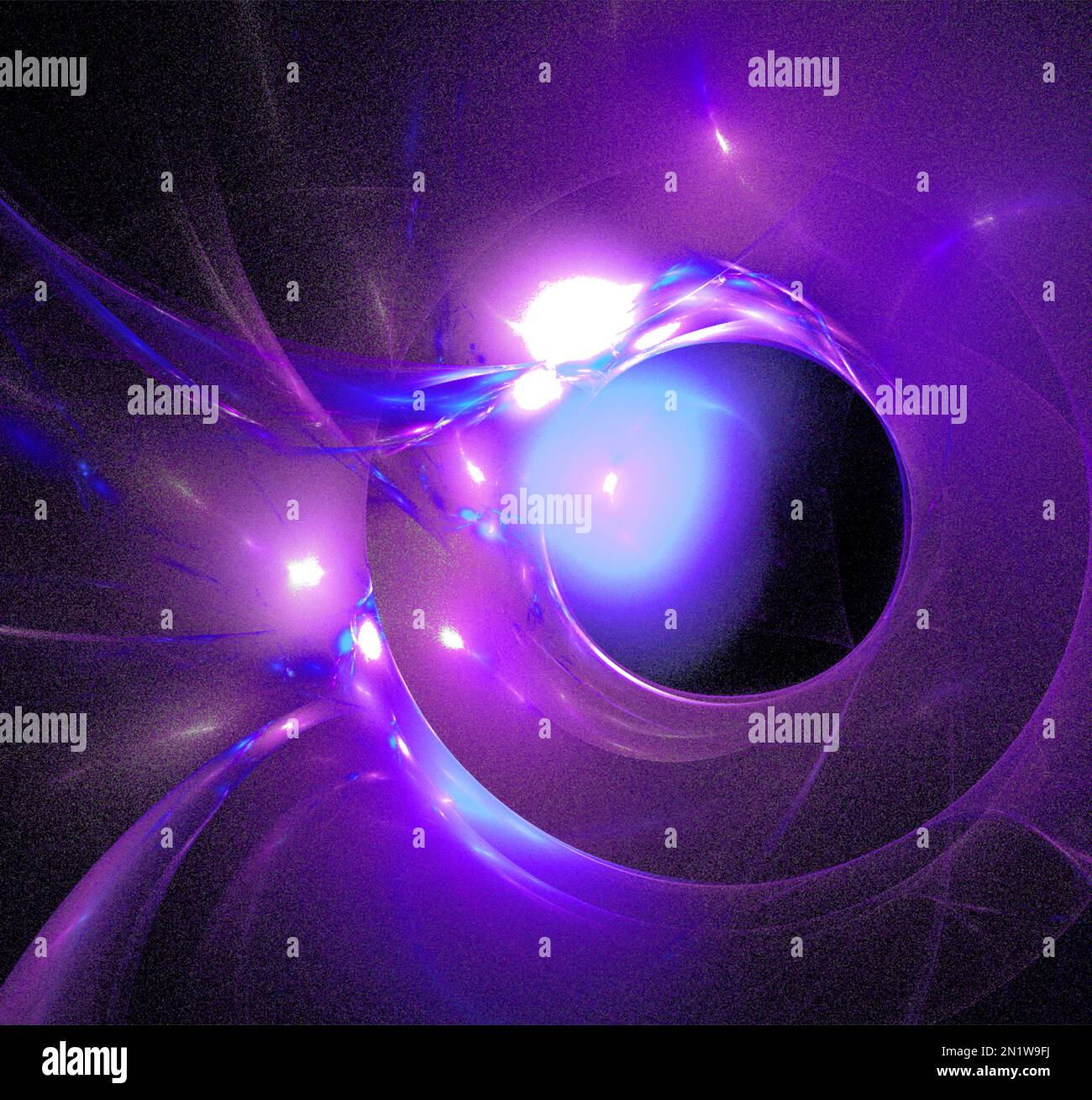 linear purple abstract pattern on black, color digital graphics ...