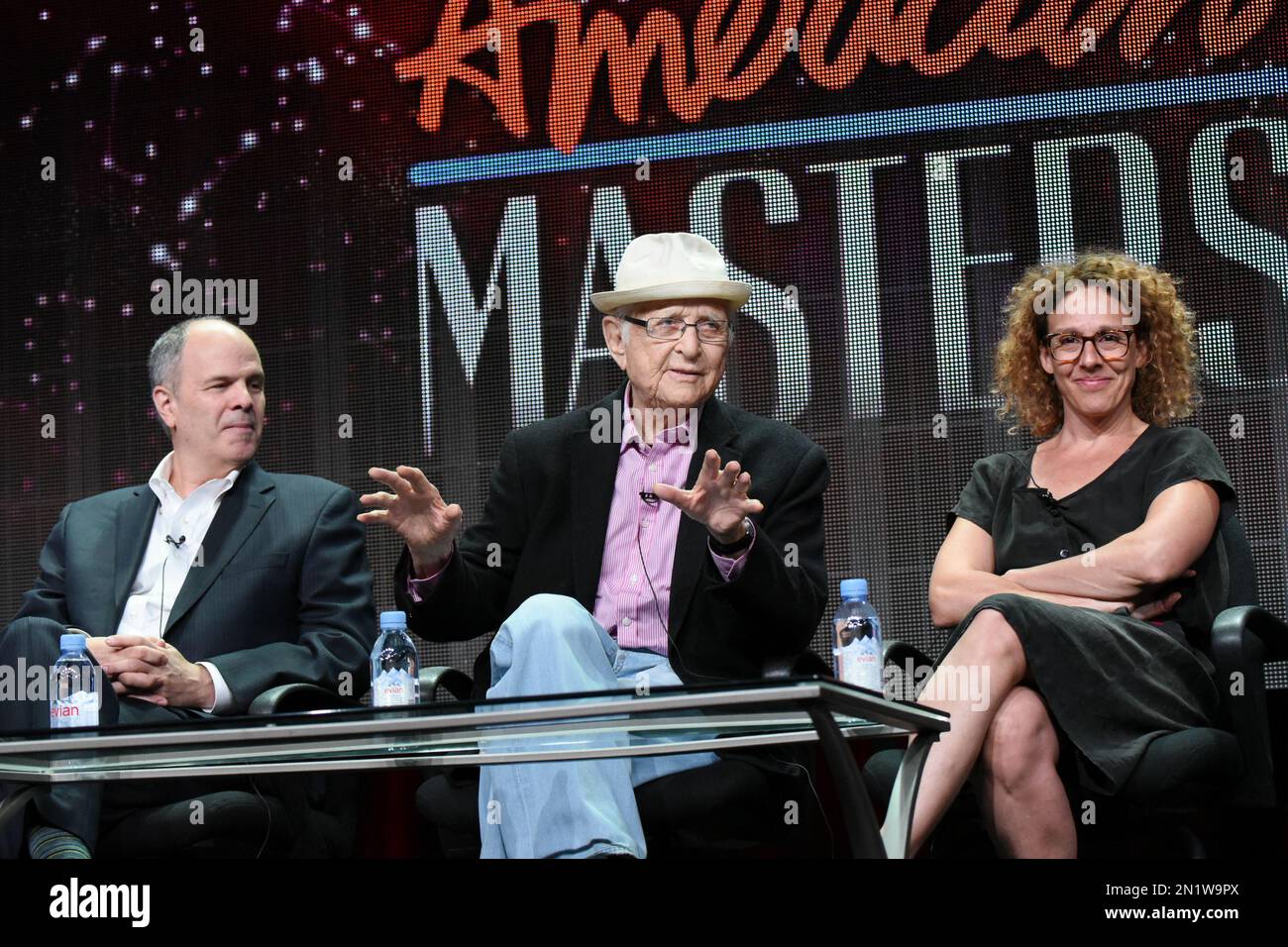 Executive producer Michael Kantor, from left, Norman Lear and filmmaker ...
