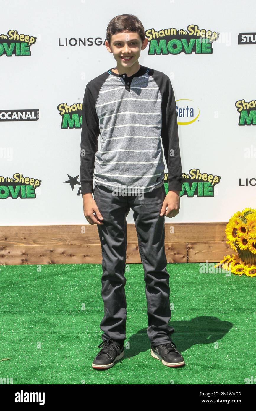 Felix Avitia attends a special screening of "Shaun the Sheep Movie" at ...