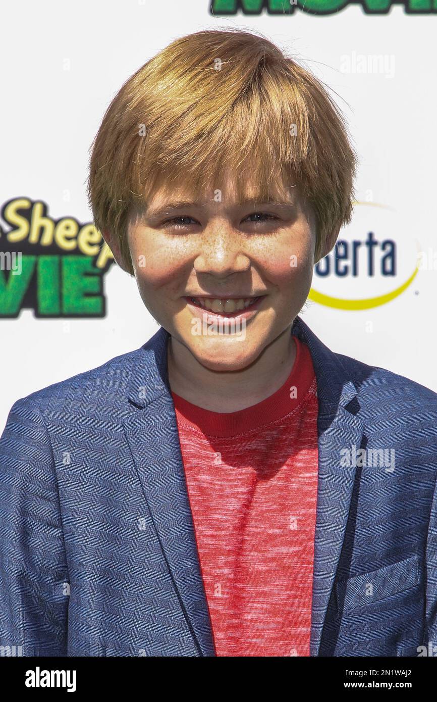 Casey Simpson attends a special screening of "Shaun the Sheep Movie" at ...