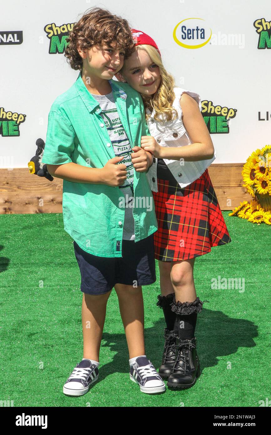 August Maturo and Mckenna Grace attend a special screening of "Shaun ...