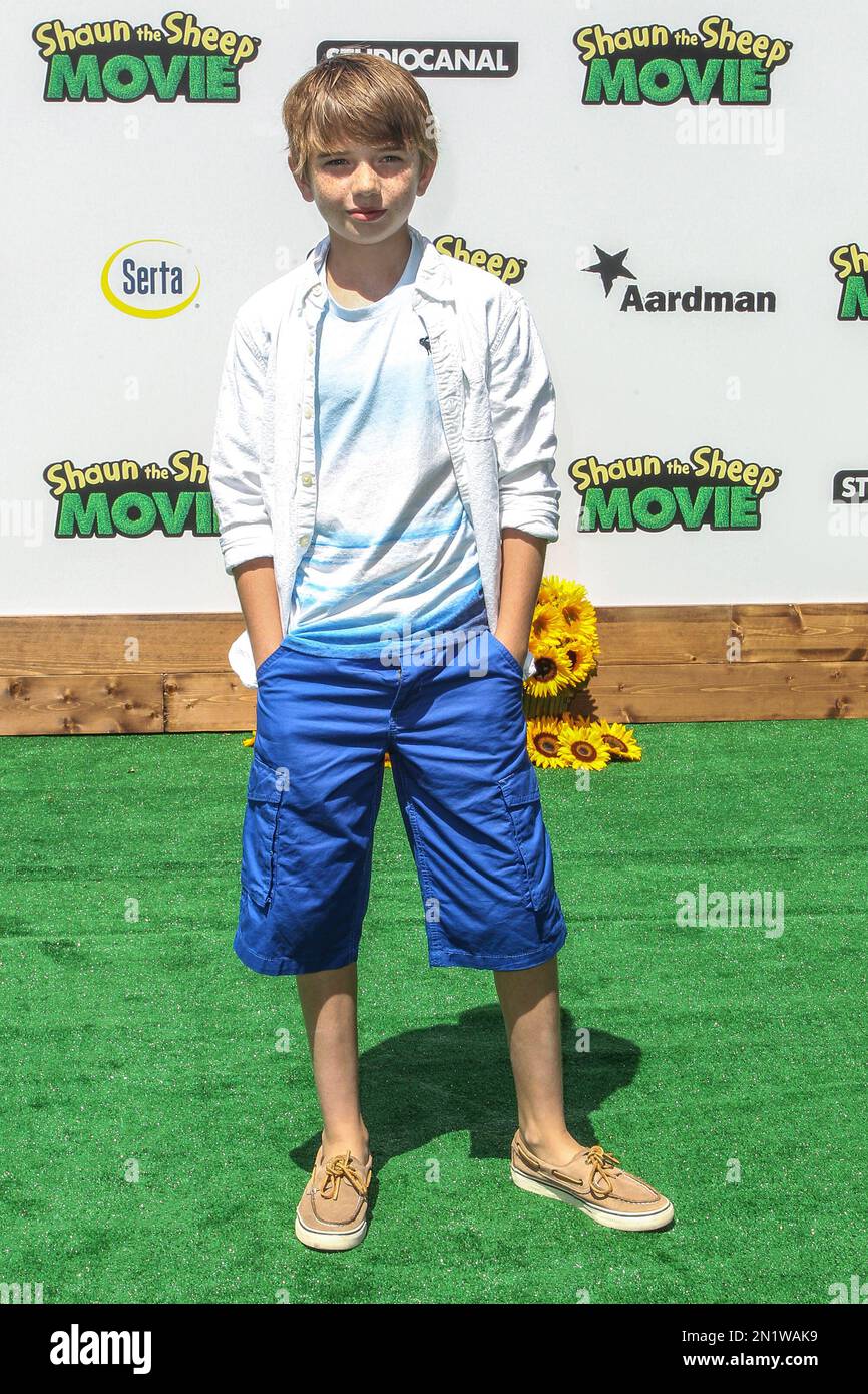 Zeb Sanders attends a special screening of "Shaun the Sheep Movie" at ...