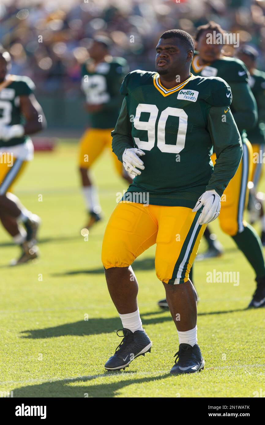 Green Bay Packers’ B.J. Raji during NFL football training camp Saturday ...
