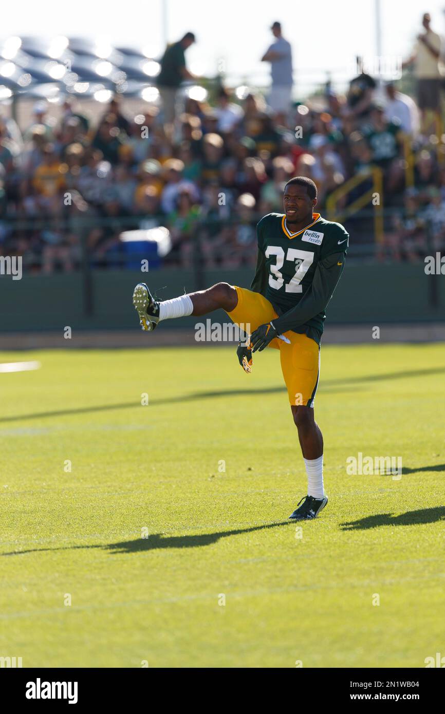 Green Bay Packers’ Sam Shields during NFL football training camp ...
