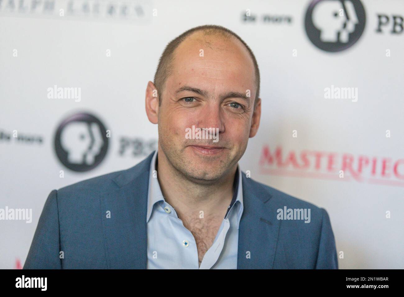 Gareth Neame attends the 'Downton Abbey' cast photo call during the ...