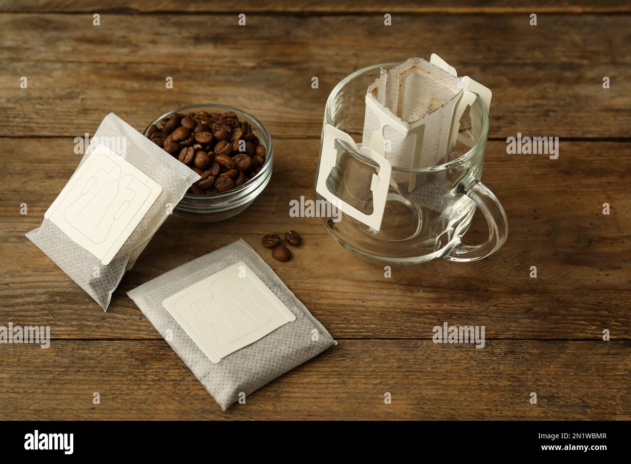 Drip coffee bags hi-res stock photography and images - Alamy