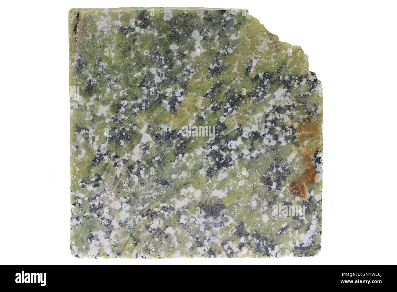 lizardite from Norway isolated on white background Stock Photo - Alamy