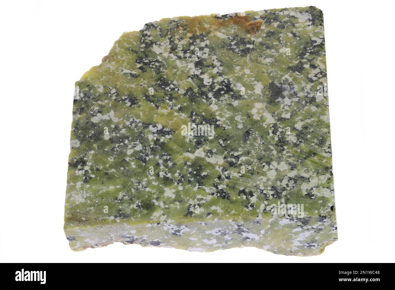 lizardite from Norway isolated on white background Stock Photo - Alamy