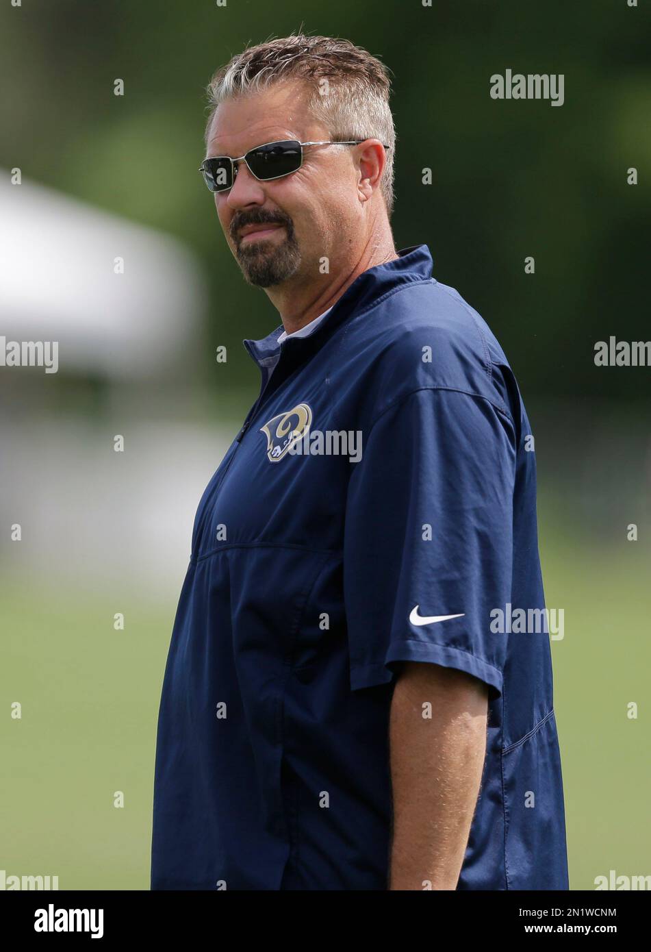 St. Louis Rams defensive coordinator Gregg Williams stands on the field ...