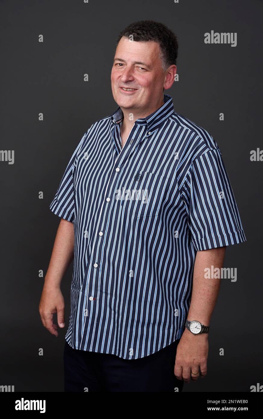 Steven Moffat, writer/producer of the British television series "Doctor ...