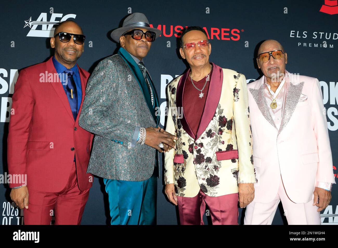 LOS ANGELES - DEC 3: The Four Tops, Abdul Fakir (R) at the 2023 ...