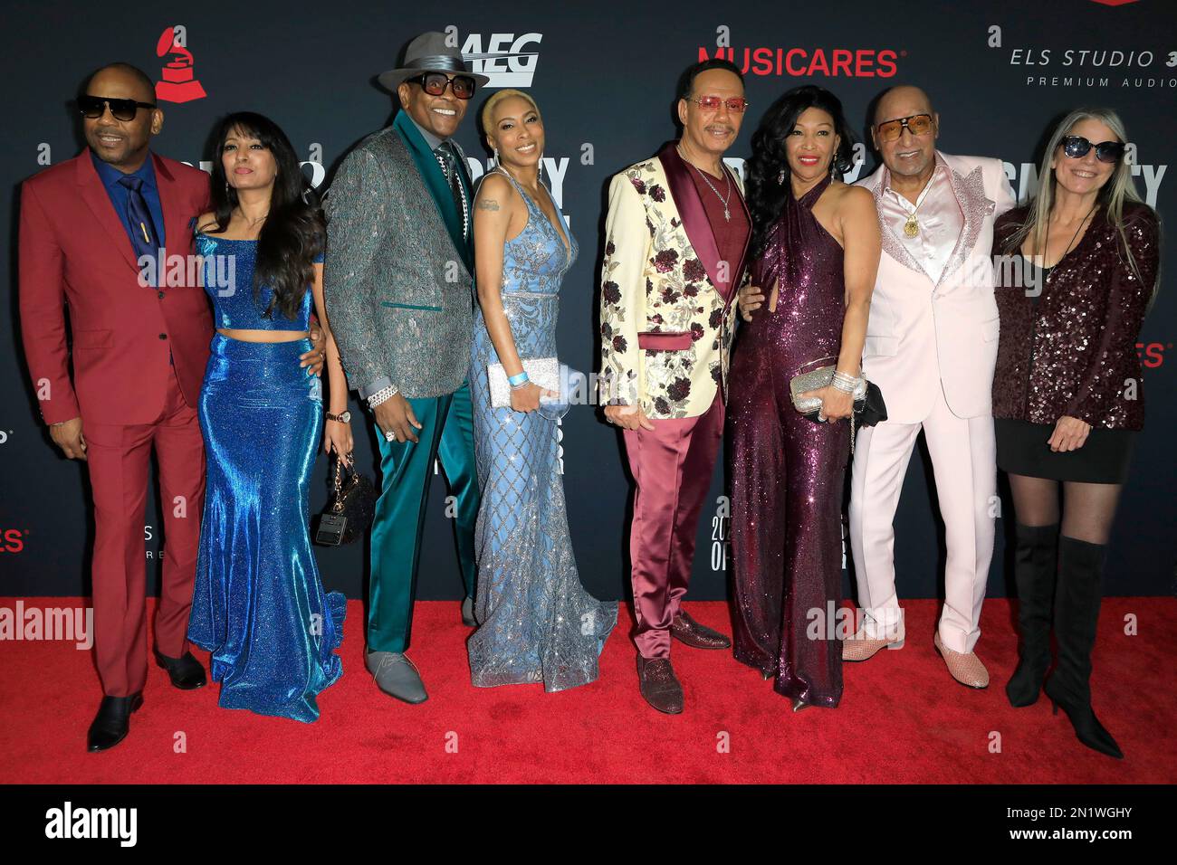 LOS ANGELES - DEC 3: The Four Tops, Abdul Fakir (R) at the 2023 ...
